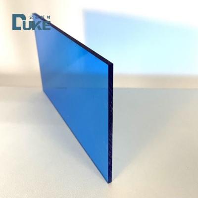Cina Fogli di plexiglass di colore blu chiaro e trasparente in vendita
