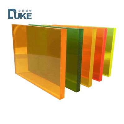 China Fluorescent Cast Acrylic Sheet PMMA Panel for Custom LED Light Box Advertising Signs for sale