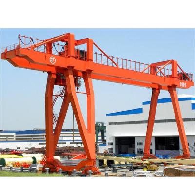 China Double Girder Custom Gantry Cranes 100 Tons High Power Continuity Rate for sale