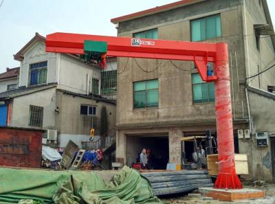 Cina Approvazione del CE 3 operazione flessibile girante a mensola di velocità della gru a braccio girevole di tonnellata 0.7r/min in vendita