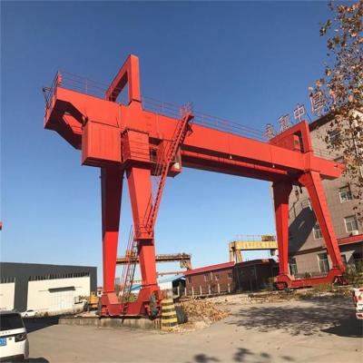 China Load Rail Wheel Double Girder Gantry Crane Lifting Stone Blocks 50 Ton 380V 50Hz for sale