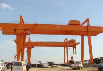 China Remote Control 50 Ton Double Girder Gantry Crane A5 Work Duty Te koop