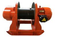 China Construction Capstan Electric Winch Rope Drum Button Control Floor Mounted for sale