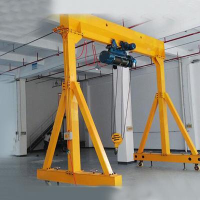 China Portable fahrbarer Portalkran mit maximaler Hubhöhe des Antriebsmotor-8m zu verkaufen