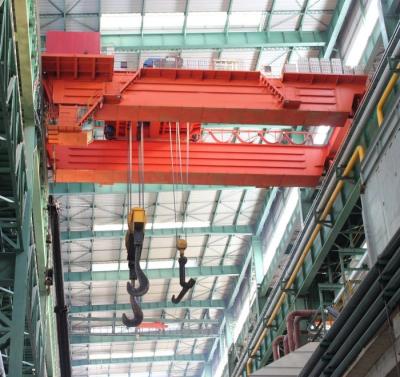 Cina Gru a ponte del fascio del doppio del negozio della colata di metallurgia sollevamento elettrico dell'argano da 70 tonnellate in vendita
