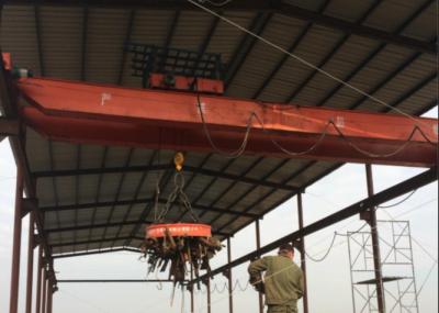 Cina Gru a ponte della doppia trave da 40 tonnellate, gru a ponte elettromagnetica compatta in vendita