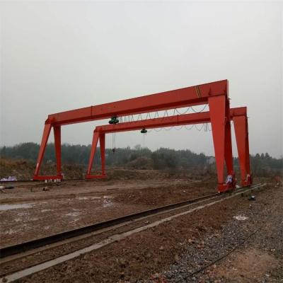 China Warehouse 32 Ton Single Girder Gantry Crane Remote Control for sale