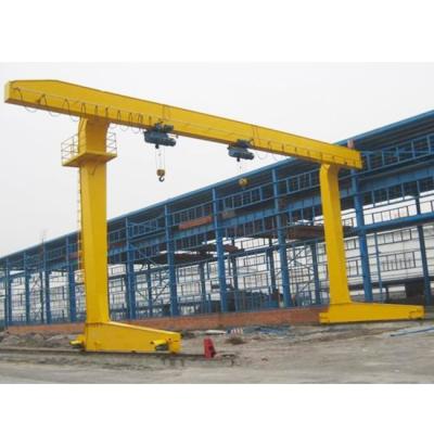 China 5t-32t Single Girder Goliath Crane Double Lifting Speed for sale