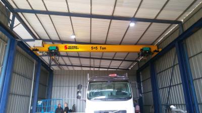 China 5 Ton Single Beam Bridge Crane Radio Remote Control Oem / Odm Available for sale