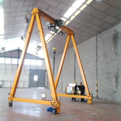 China 3.2 Ton Electric Wheel Portable Gantry Crane Convenient Installation Te koop