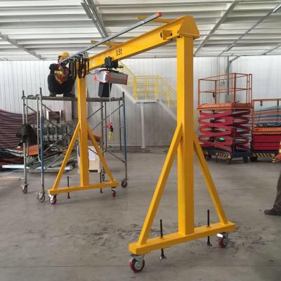 China 3.2 Ton Electric Wheel Portable Gantry Crane Convenient Installation Te koop