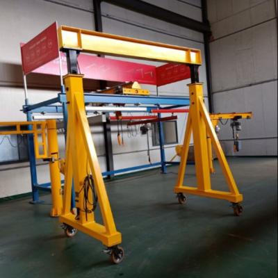 Cina 10T cavalletto di alluminio portatile corrente elettrico Crane Turned With Chain Hoist in vendita