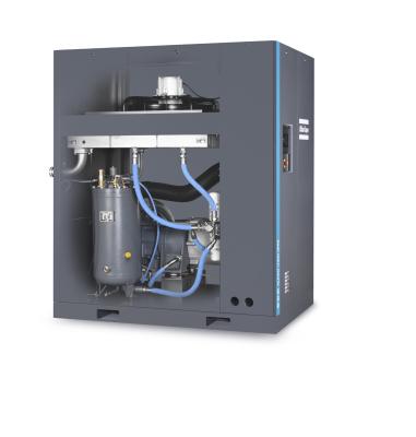 China Compresor de aire de tornillo giratorio con secador incorporado en venta