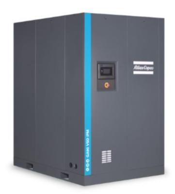 China Compresor de aire de tornillo giratorio inyectado de aceite con secador incorporado opcional en venta