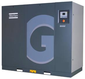 China Öl injizierter Atlas-Schraubluftkompressor GA 45 Vsd 45kw Aluminiumlegierte Material for sale