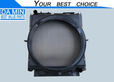 China 6UZ1 Isuzu Radiator 8974321060 Qingling 1301010-D15YR For Giga VC61 Aluminum Cooling Core And Plastics Fan Guide for sale