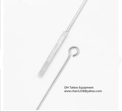 China Precision 316L Stainless steel Flat Liner Tattoo Needles 5F 6F 7F 8F 9F 11F 13F 15F for sale