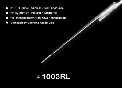 China 1003RL Bugpin Premium Sterile Tattoo Needles Standard Size and Taper Fit For All Tattoo Machines for sale