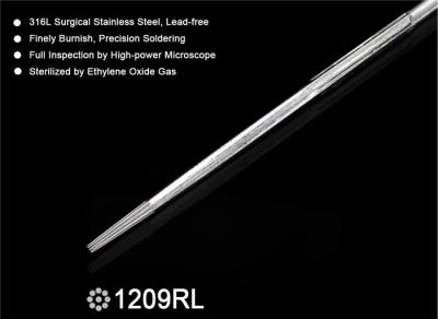 China 1209RL 3RL Tattoo Needles Round Liner Curved Magnum Premium Tattoo Needles for sale