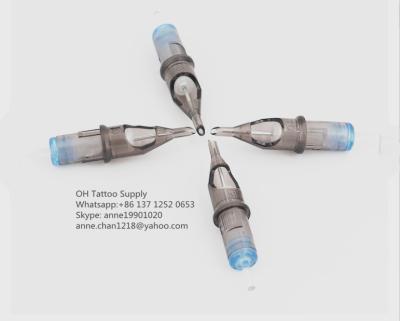 China Curved Magnum Round Liner Disposable Tattoo Needle Cartridges , Tattoo Cartridge Membrane System For Hawk Pen Machine for sale