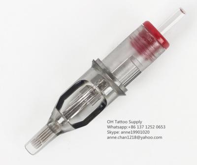 China Membrane And Stable Premium Tattoo Needle Cartridges Disposable Round Liner Curved Magnum #12 Diameter 0.35mm for sale
