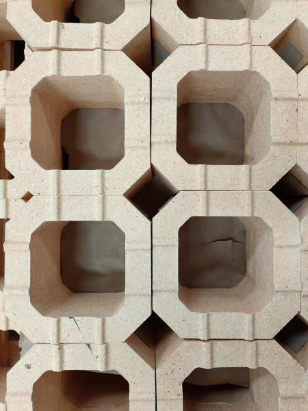 Quality Low Porosity Fireclay Regenerator Brick for Glass Furnaces for sale
