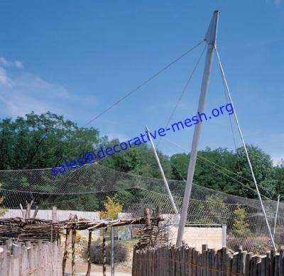 China Support post of zoo bird netting for sale