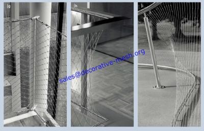 China Various of stair filling mesh installation for sale