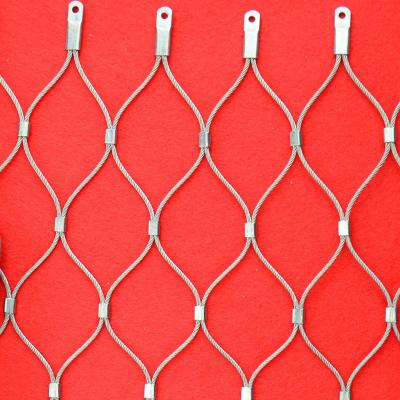 China Stainless steel cable netting used as ceilings for sale