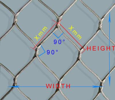 China Stainless steel cable netting TYPE RMJ-2476M for sale