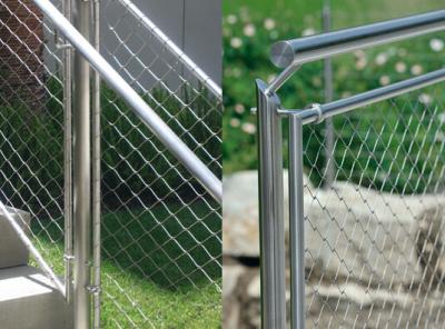 China Ferruled mesh fence for sale