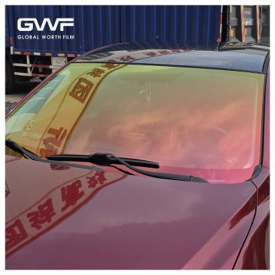 China Red Chameleon Car Windshield Protection Tint  Film EPU Explosion Proof Self Healing Car Window Shield Protective Films for sale