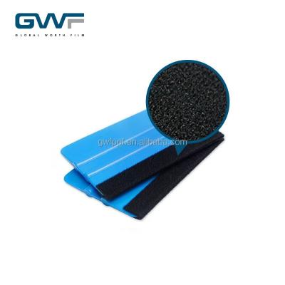 China 4'' PP Plastic Car Window Tint Squeegee Kit Tools For Vinyl Wrapping for sale