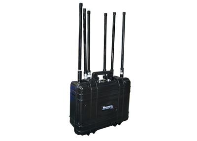 Cina emittente di disturbo del telefono cellulare 2G 3G 4G 100W 100m Manpack del raggio di 20-120m in vendita