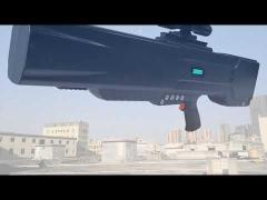 Professional high power drone jammer gun with directional antenna blocking up to 1500m