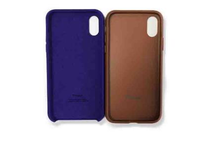 Cina Le casse blu scuro Apple del silicone del telefono cellulare telefonano la copia della cima di caso della copertura posteriore del protettore in vendita
