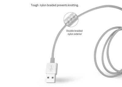 Cina cavo più di USB del telefono cellulare dell'iPhone 8 8 di 100cm per la sostituzione di carico di USB in vendita