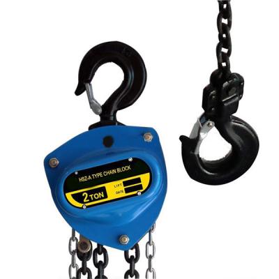 China Standard lift HSZ-A 20 Ton Manual Chain Hoist for sale