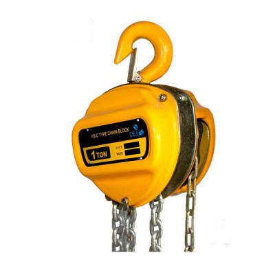 China Chain pull HS-C Hand Chain Hoist 2 Ton Hoist for sale