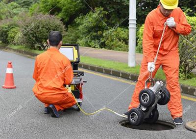 China 360 Degree Sewer Scope Inspection Crawler Camera Robot for sale