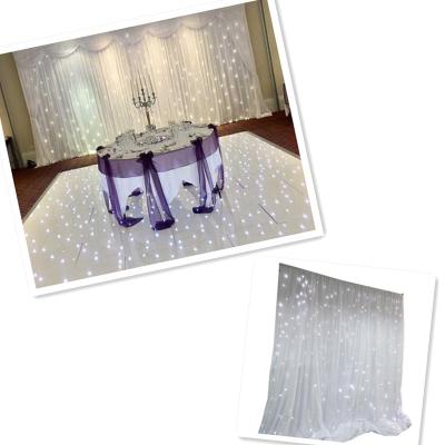 China Custom various size and color led star curtain for evnet decoration for sale