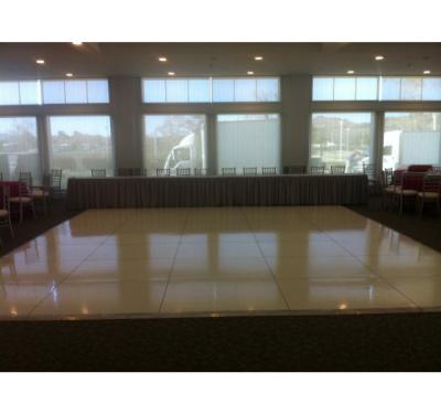 China Wooden flooring manufacturer black walnut parquet outdoor dance floor for sale