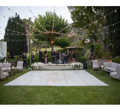 China Balcony flooring materials aluminium frame dance floor cheap dance floor for sale