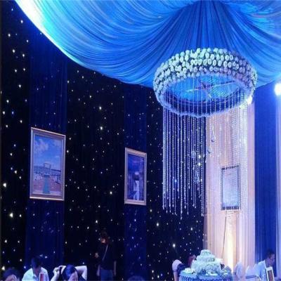 China Professional Remote Controlled LED Star Curtain Backdrop led star vision curtain for sale