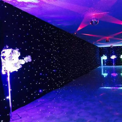 China Singapore LED star curtain with remote modern lighting led star curtain dmx for sale