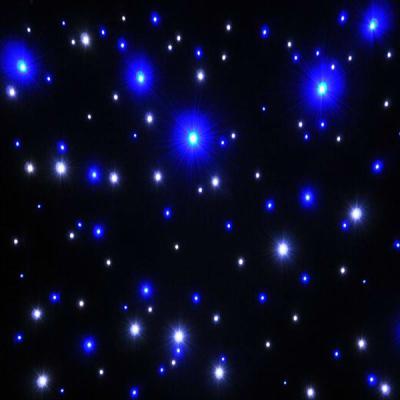 China Supplier of Flame Resistant Velvet LED Star Curtain for sale