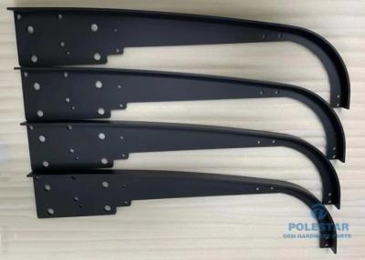 China CNC Machined Black Anodized Aluminum Awning Bracket For Balcony Canopy for sale
