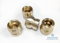 China Stable Gold Plated Brass CNC Machining For Electronics Customized for sale