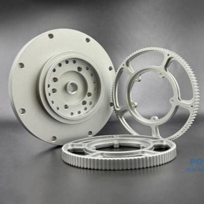 China Peças de flange de pescoço de máquinas CNC de titânio de aço carbono de precisão personalizada for sale