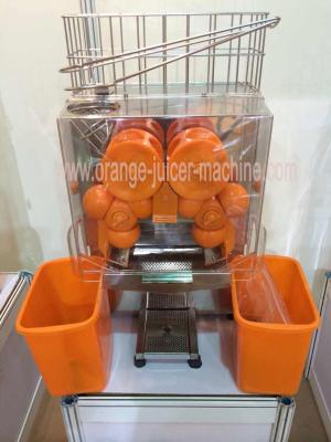 China 304 Staninless Steel Industrial Orange Juicer Machine Desk Type Electric Orange Juicer For Supermarket for sale